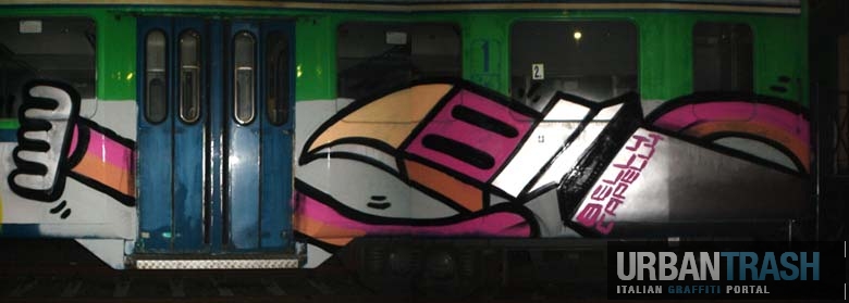 Bros graffiti - Bros street art a Milano - Urbantrash Graffiti