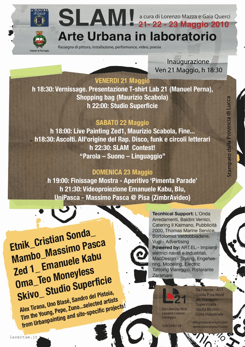 Slam! Arte urbana @ Viareggio | Urbantrash Graffiti