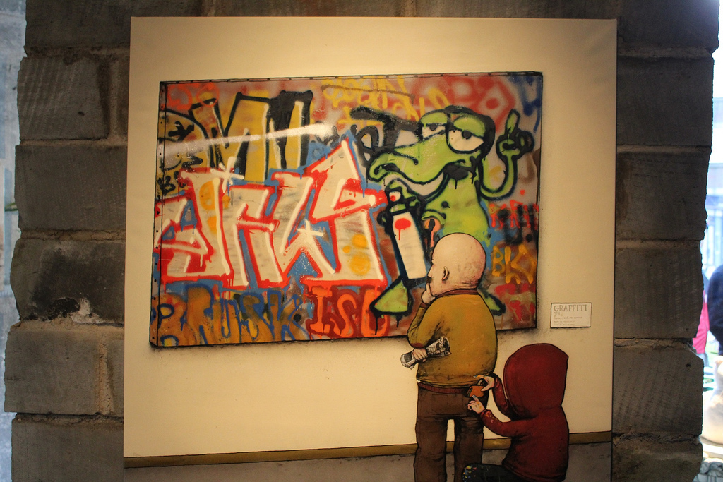 Ironia, street art e messaggi sociali: ecco a voi Dran dran street art ...